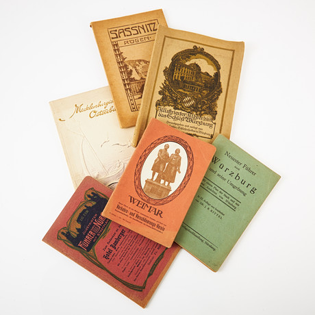 German tourist brochures from the early 20th century, 6 pcs. Books ...
