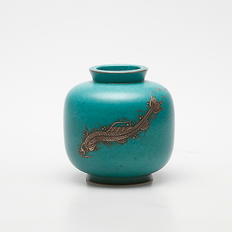 VAS, kivitavara, "Argenta", Wilhelm Kåge, Gustavsberg, leima ...