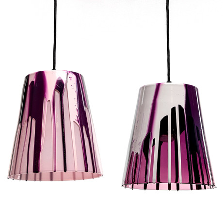 CEILING LAMPS, 1 pair, designed by Esmé Alexander, signed and dated ...