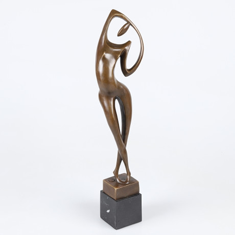 MAX MILO (FÖDD 1938). Efter. Modell, brons, signerad Milo. Konst ...