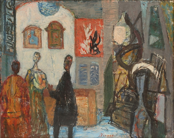 BIRGER BIRGER-ERICSON. Oil on Board, signed. Art - Paintings - Auctionet