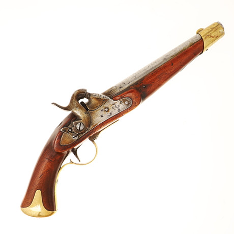 Cavalry percussion pistol, M-1820/49, Sweden. Weapons & Militaria ...