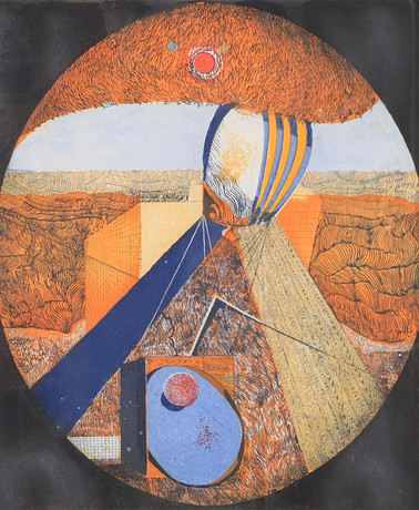 THORMOD LARSEN. Composition, etching, signed 1975. Art - Engravings ...