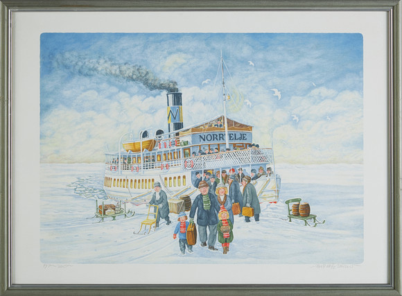 BERT-HÅGE HÄVERÖ. Norrtelje, signed and dated Bert Håge Häverö ...