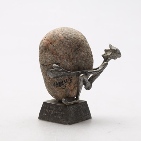 HENRY GUSTAFSSON. sculpture, "The lift", signed and dated -86. Art ...