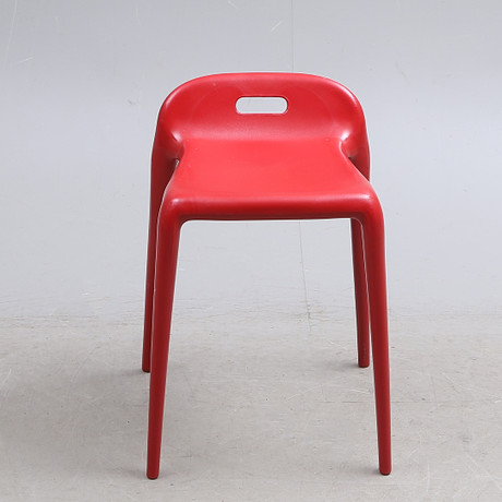 STOL, plast, 1900-tal. Möbler - Fåtöljer & Stolar - Auctionet