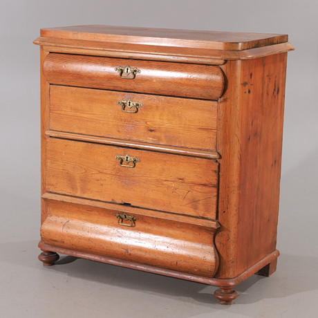Chest of drawers, 4-drawer, pine, late 1800s. Furniture - Chests of ...