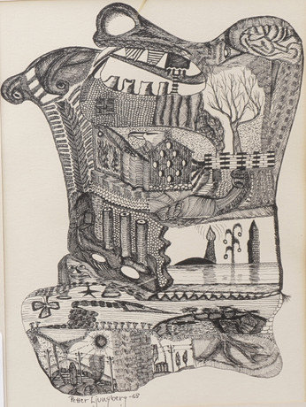 PETTER LJUNGBERG. Drawing, ink, signed, dated-65. Art - Drawings ...