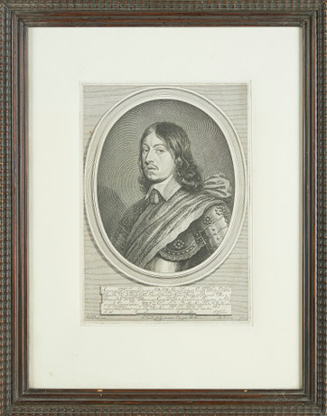David Beck, after, depicting Carl X Gustav, engraving, 17th century ...