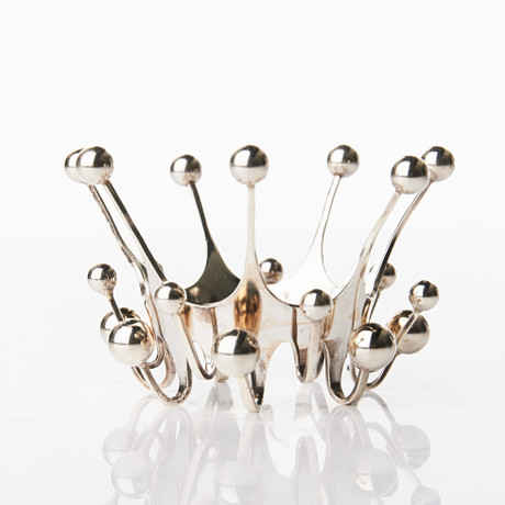 THERESIA HVORSLEV. Bridal crown, sterling silver, "Theresia Krona", for ...