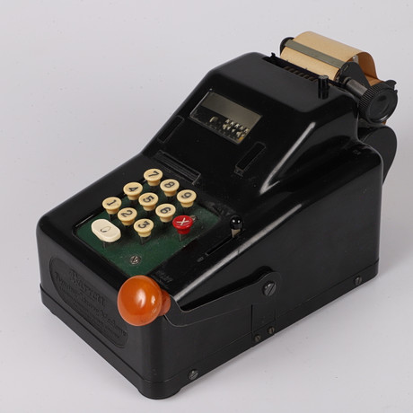 RÄKNEMASKIN, metall, Barrett Figuring Listing Machine, Philadelphia ...