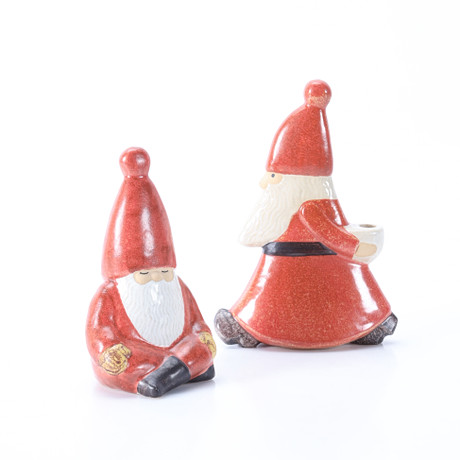 LISA LARSON. TOMTAR, 2 st. K-studion. Keramik & Porslin - Europeiskt ...