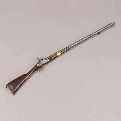 BLOCK RIFLE, converted to hunting weapon, 19th century. Weapons ...