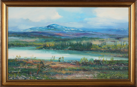 JÖRGEN FAGERLUND (FÖDD 1944). Olja på duk, signerad. Konst - Måleri ...