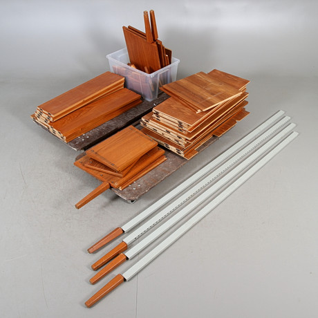 HYLLSYSTEMSDELAR, teak, "Lizzy", Harald Lundqvist, Element Möbler, 1960 ...