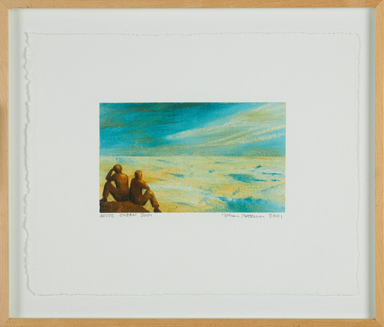 JOHAN PETTERSON. "Arctic Ocean 2001", acryl, signerad Johan Petterson ...