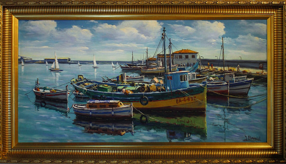 JOSÉ BERNAL. OIL ON CANVAS, signed. Art - Paintings - Auctionet