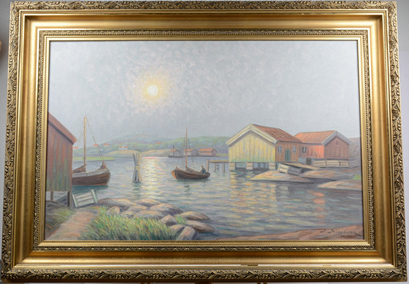 HUGO JOSEPHSSON. Costs. oil on canvas. Art - Paintings - Auctionet