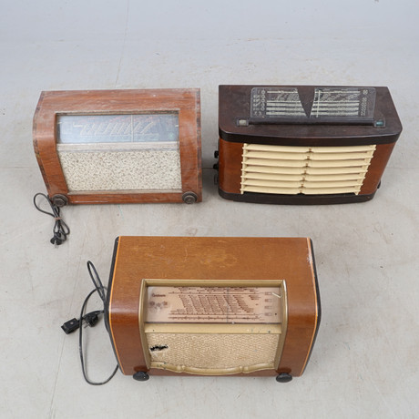 RADIO, parti, 3 stycken, Cerium ,Bl,a. Övrigt - Modern Teknik ...