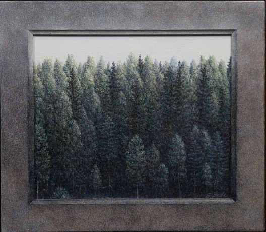 GUNILLA BADE. Oil on canvas, signed. Art - Paintings - Auctionet