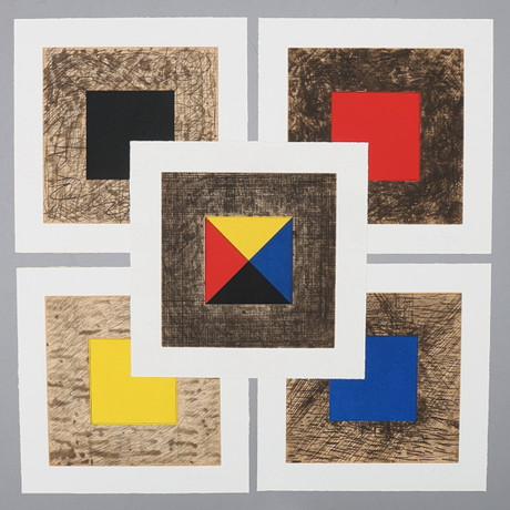 PAT STEIR. "DRAWING LESSON PART II COLOR". Konst - Grafik - Auctionet