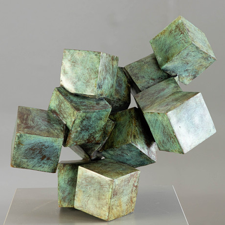 ANDREAS WARGENBRANT (GEB. 1967). Cubes. Kunst & Gemälde - Bildhauerkunst - Auctionet