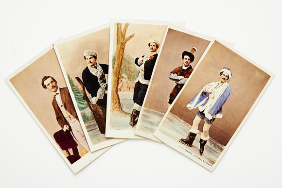 Figure skating - 5 carte-de-visite photographs of Jackson Haines. Books ...