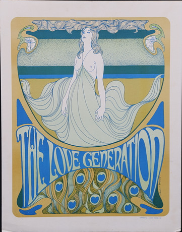 S.G. MARSHALL. Litografi, efter. "The Love Generation", Accent Posters ...
