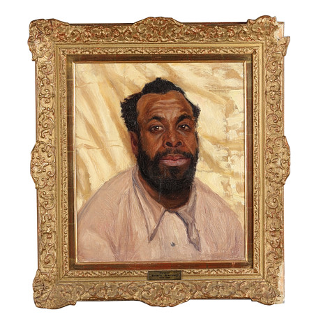 EMERIK STENBERG (1873-1927): Portrait study of Pierre Louis Alexandre ...