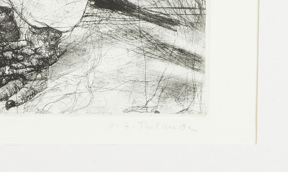 PER GUNNAR THELANDER. "Pingvin". Konst - Grafik - Auctionet