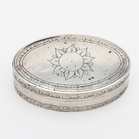 CARL FREDRIK SESEMAN, SNUSDOSA. Silver & Metall - Silver - Auctionet