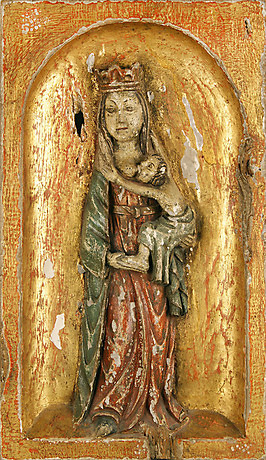 GUDS MOR MED BARN. 1800-tal. Konst - Skulptur - Auctionet