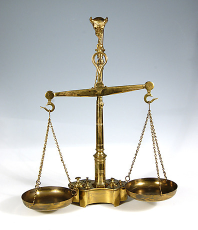 PENDULUM SCALE. 19th century. Folk art - Auctionet