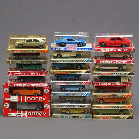 NOREV about 20 model cars, original boxes. Toys - Toys - Auctionet