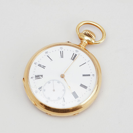 POCKET WATCH, Mermod Freres, 18k gold. Clocks & Watches - Pocket & Stop ...