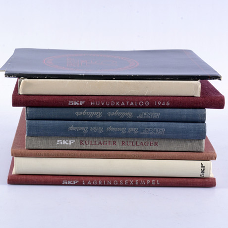 BOOKS AND CATALOGUES, 10 pieces, SKF. Books, Maps & Manuscripts - Books ...