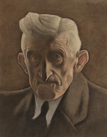 OLAF JORDAN. Blandteknik, signerad. Konst - Måleri - Auctionet