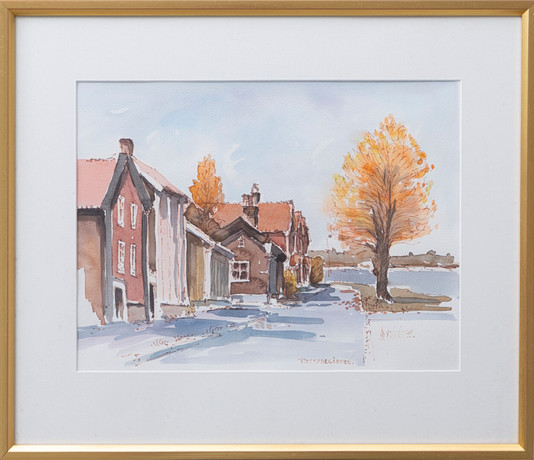 BERNT ZEDRÉN. WATERCOLOR on paper, Rackaregården, signed, 1900s. Art ...