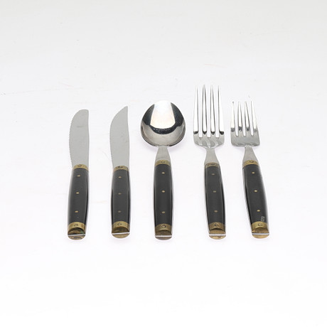 CUTLERY, 34 pieces, Melron, France. Silver & Metals - Other metals ...