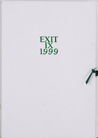 KONSTNÄRSGRUPPEN IX: Mapp EXIT IX 1999, med grafiska blad av Gösta ...