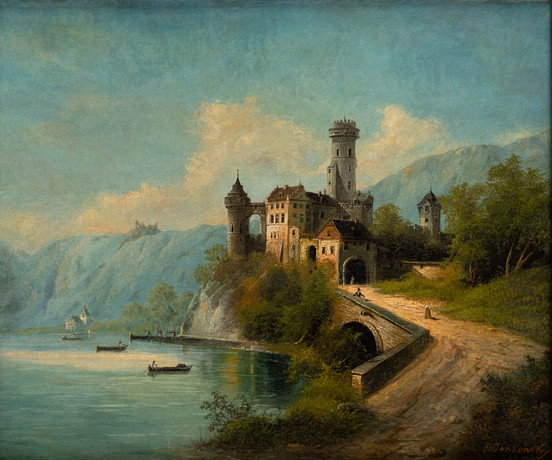 JOHANN WILHELM JANKOWSKI (C.1825-1870). Lock. Art - Paintings - Auctionet