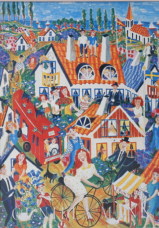 GUNILLA MANN. Poster. Art - Other - Auctionet