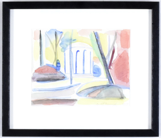 BERTIL ÖHLUND. Akvarell. Konst - Måleri - Auctionet