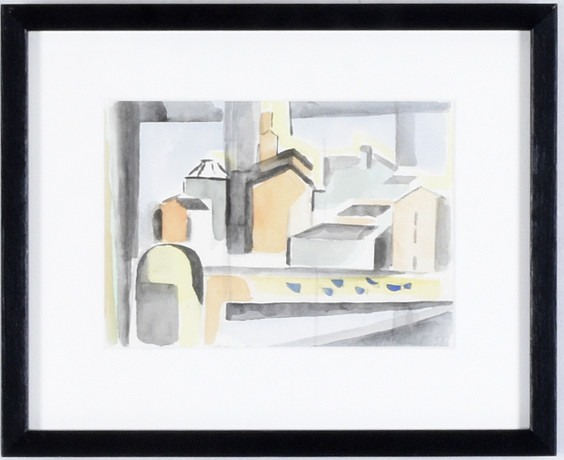 BERTIL ÖHLUND. Akvarell. Konst - Måleri - Auctionet