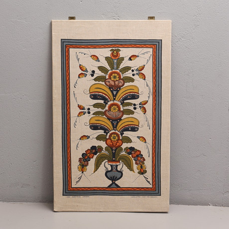 VÄGGBONAD, efter Hjelt Per Persson, Jobs Handtryck, Leksand. Konst ...