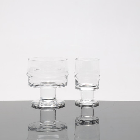 GLASSERVISDELAR , 16 st, "Droppring/Pisaranrengas", Timo Sarpaneva ...