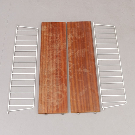 HYLLA, 4 delar, string modell, 1900-talets andra hälft. Möbler - Skåp ...