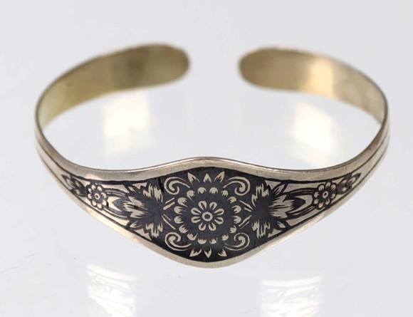 Russian bangle silver 875 with niello tula enamel. Jewellery ...