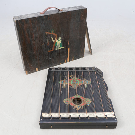 CITTRA, Harpeleik Zither, Germany. Collectables - Musical instruments ...