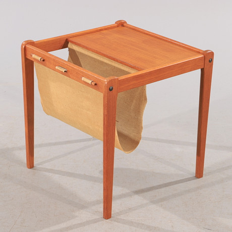 NEWSPAPER TABLE, teak, mid-20th century. Furniture - Tables - Auctionet